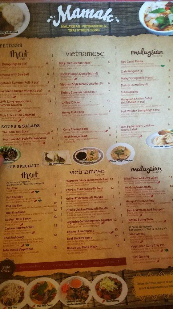 Menu at Love Mama restaurant, New York City, 174 2nd Ave
