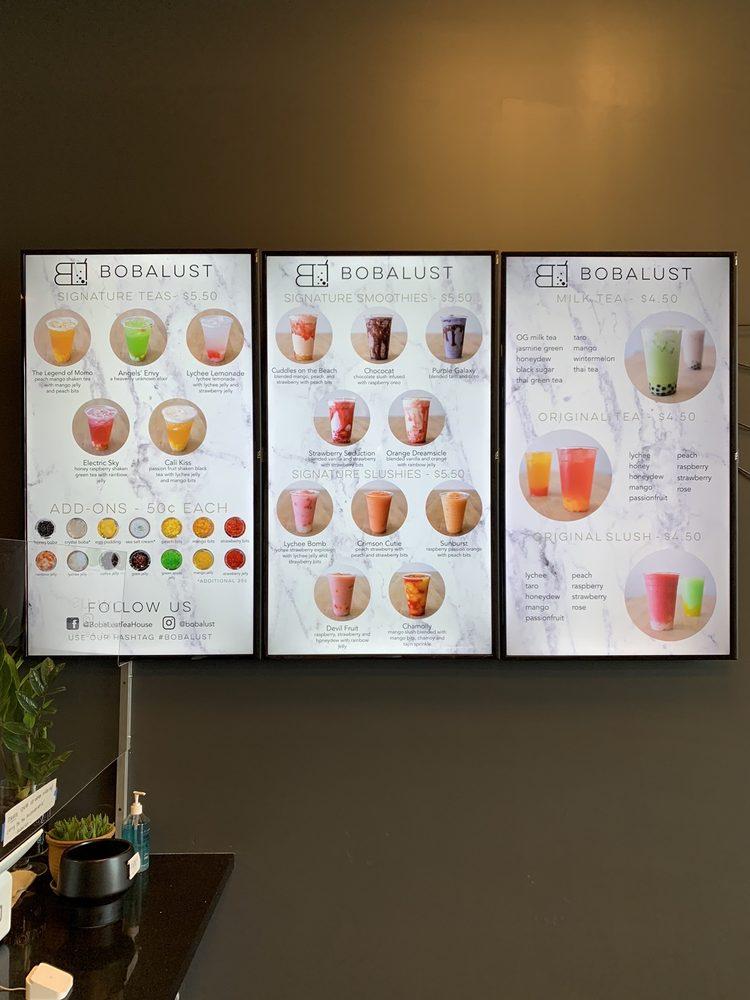 Menu at BobaLust pub & bar, Federal Way