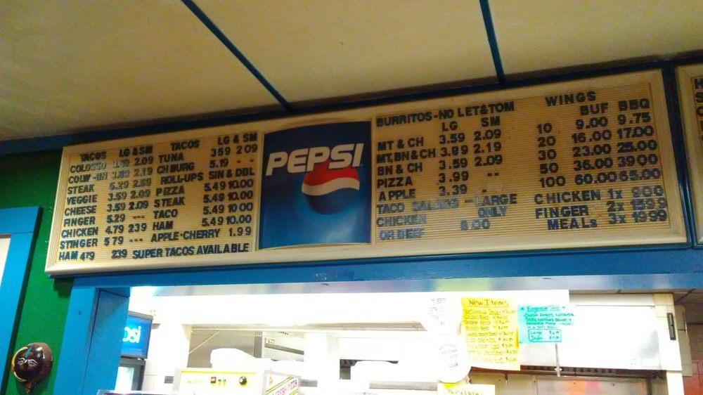Menu at Colosso Taco & Pizza Express pizzeria, Tonawanda