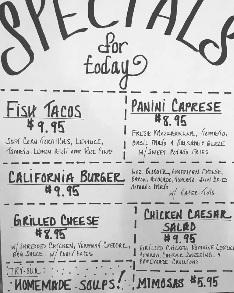 Menu at Copperline Eatery restaurant, Chicopee, 409 Broadway St