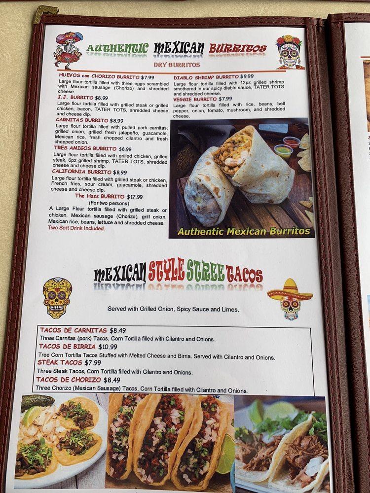 Menu at El CHARRO TEXANO TACOS AND TAPS restaurant, Richmond