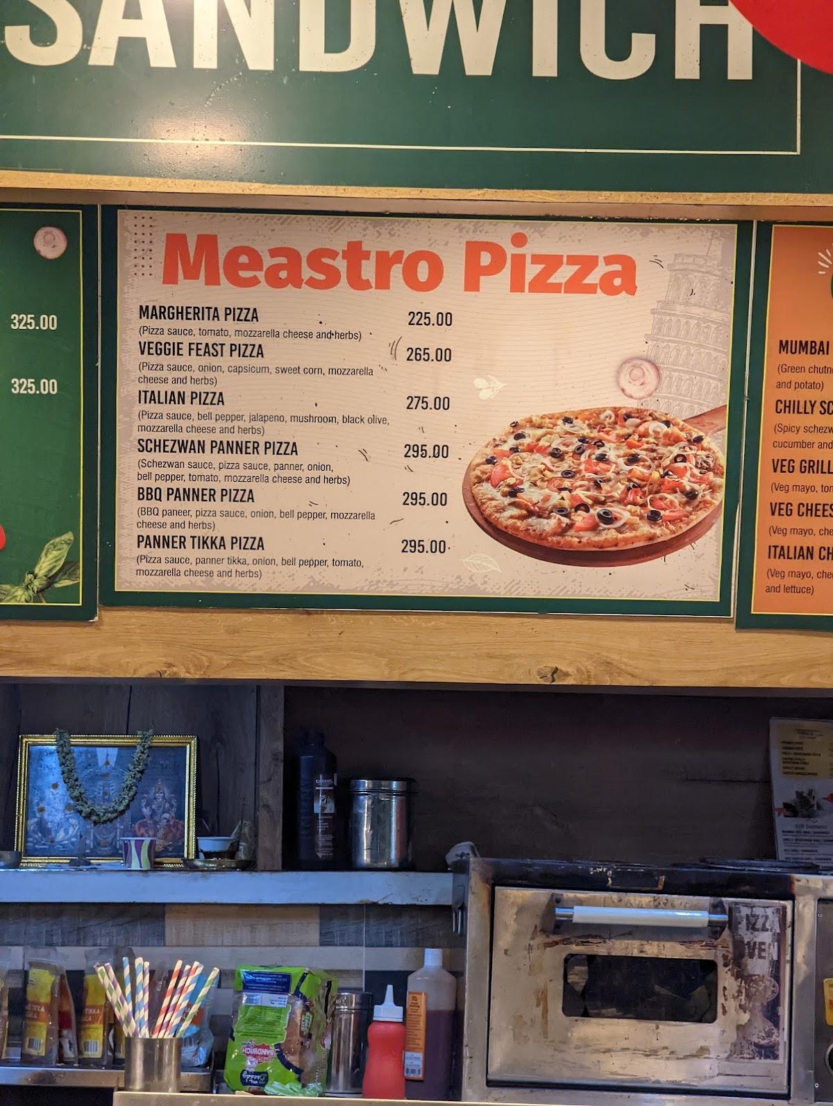 Menu at La Maestro Italian Cafe, Tirupati