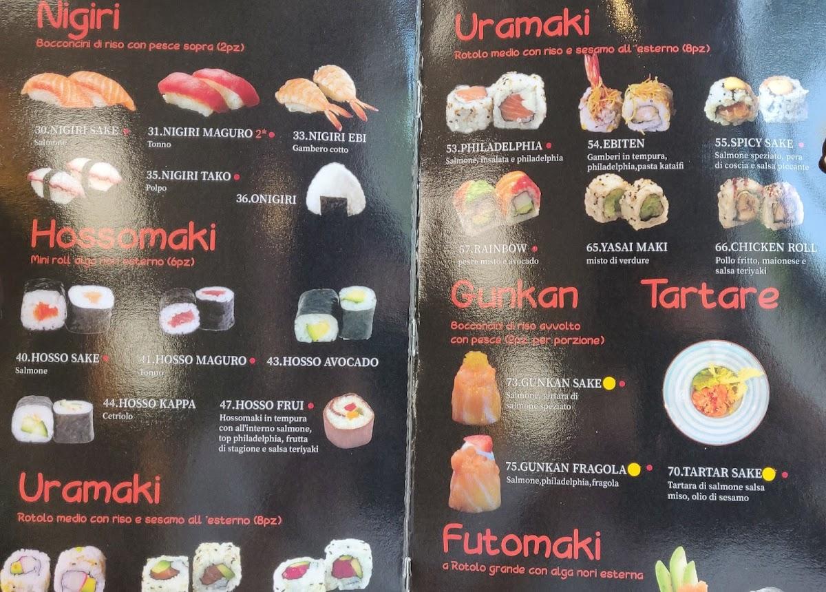 Menu da Sushi Queen ristorante giapponese e cinese, Cecina