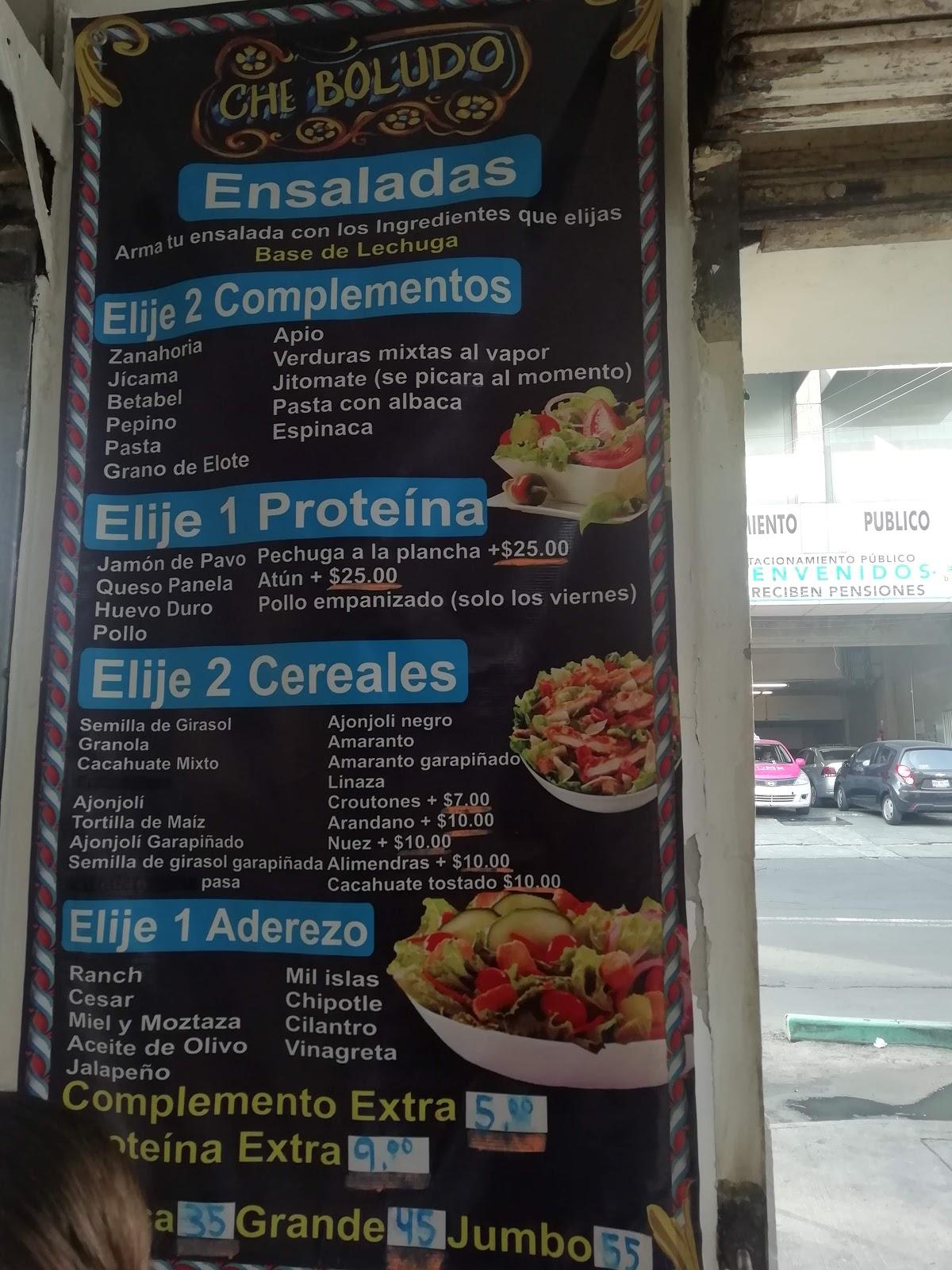 Carta del restaurante Che Boludo, Ciudad del México, Cda ...