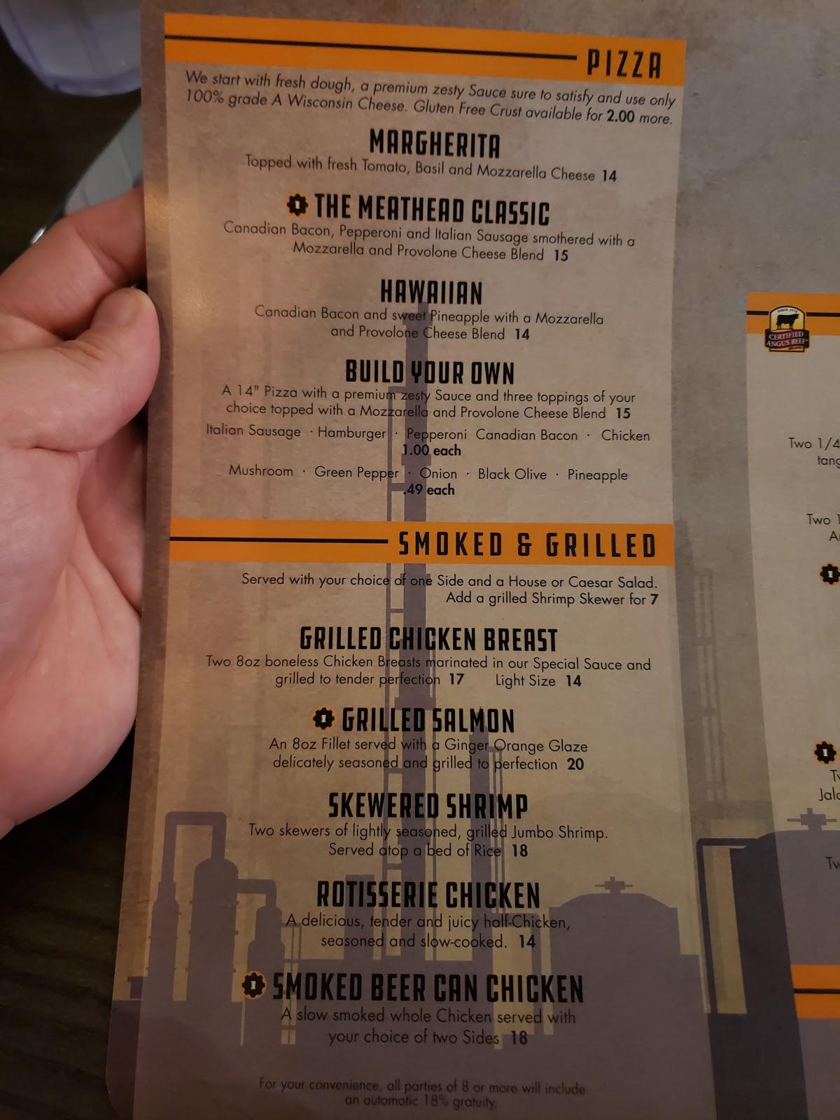 Menu at Industry Gastro Lounge restaurant, Oklahoma City