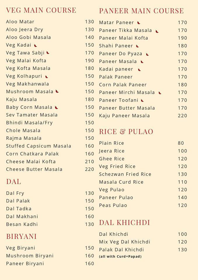 Menu at Northern Kitchen's : Btm Layout, Bengaluru