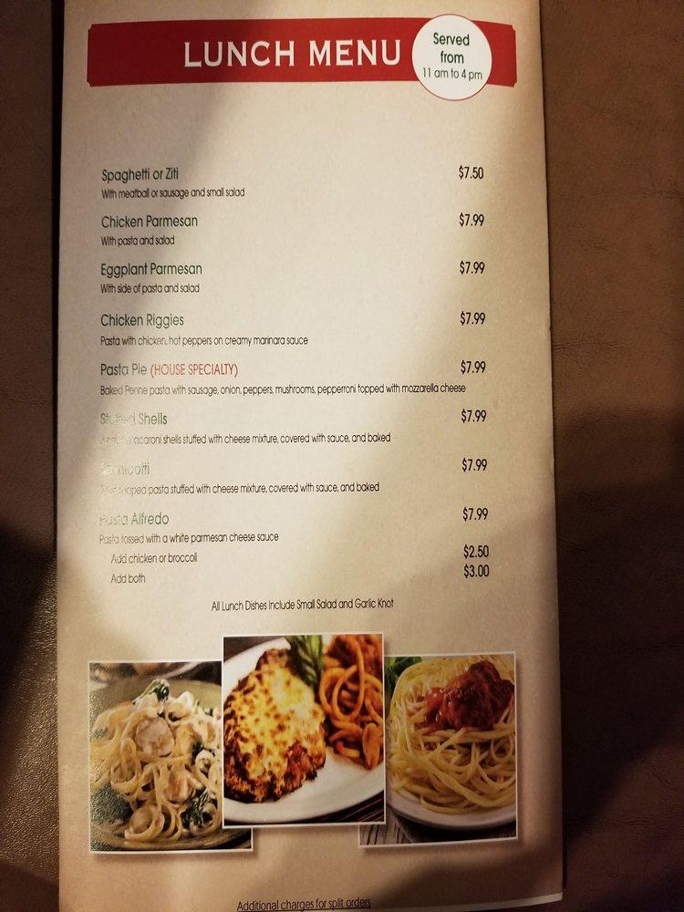 Menu at Passarella pizzeria, Parish