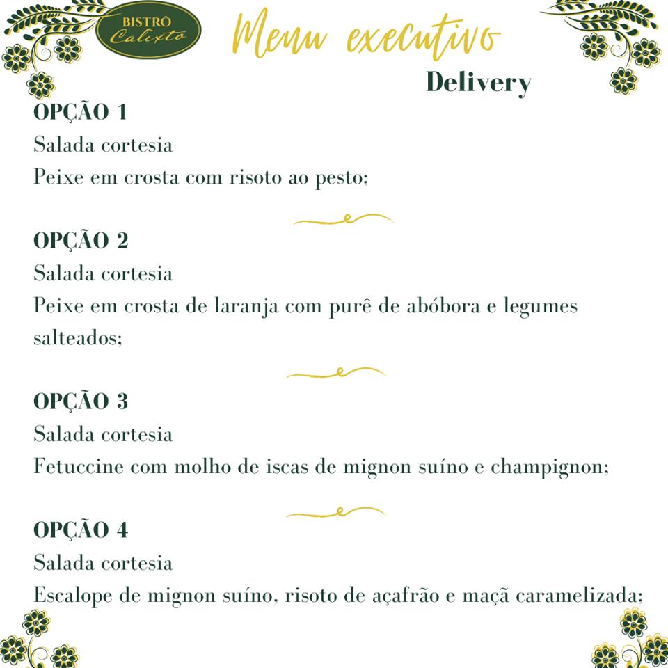 Menu em Bistrô Calixto Café, Santos