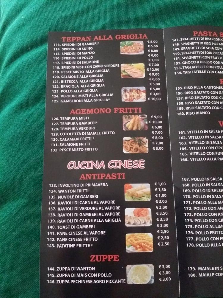 Speisekarte von Takaya restaurant, Muggiò