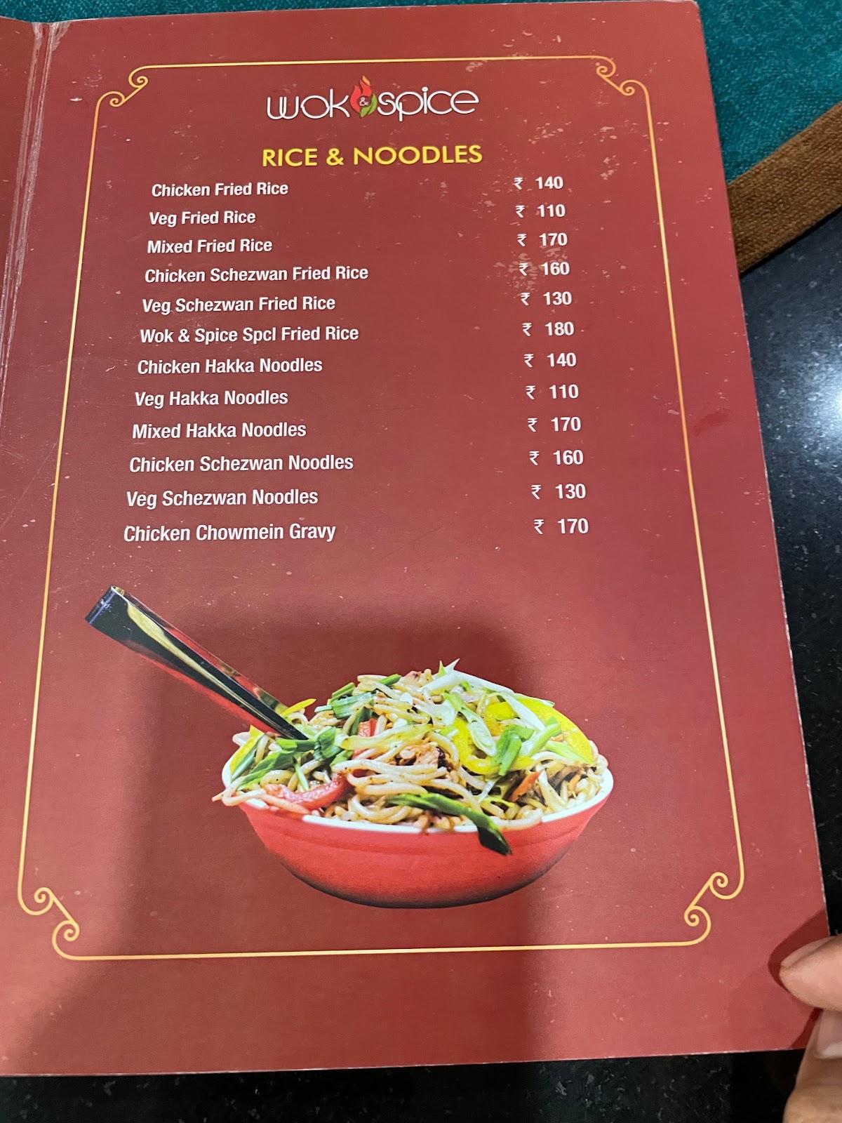 Menu at Wok & Spice, Mangaldoi