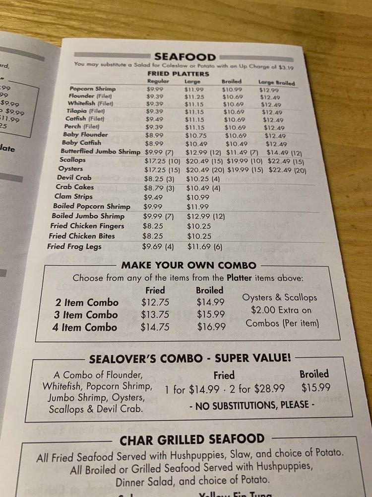 Carta del restaurante America's Roadhouse, Asheboro