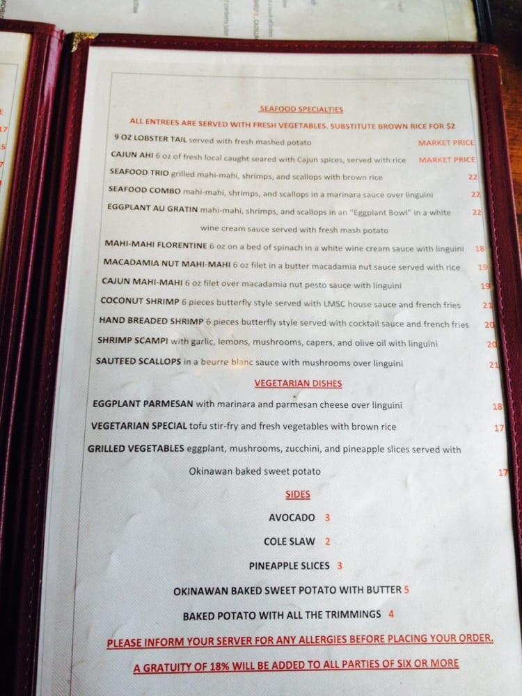Carta de La Mariana Sailing Club, Honolulu, 50 Sand Island Access Rd