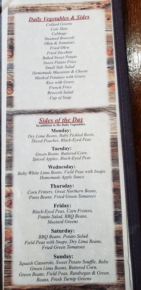 Menu at Farmer's Market Restaurant, Fort Myers