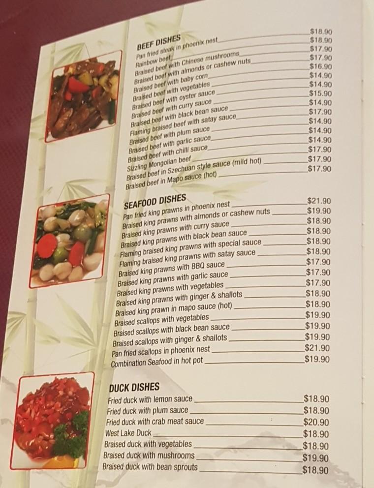 Menu at Go Sing Chinese Delivery fast food, Ipswich