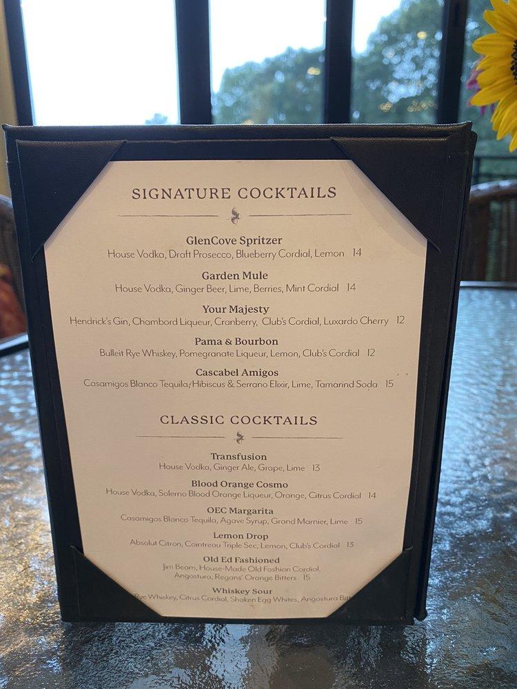 Menu at Grill Room, Highlands