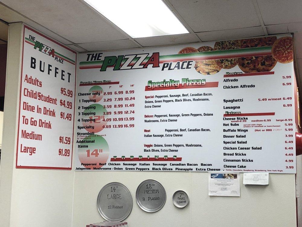 Menu at Pizza Place pizzeria, Boyd