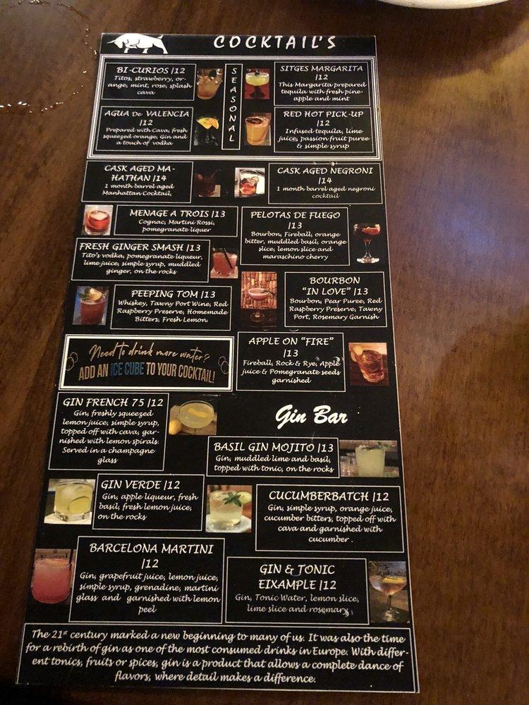 Menu at The Whiskey Priest pub & bar, Belleville