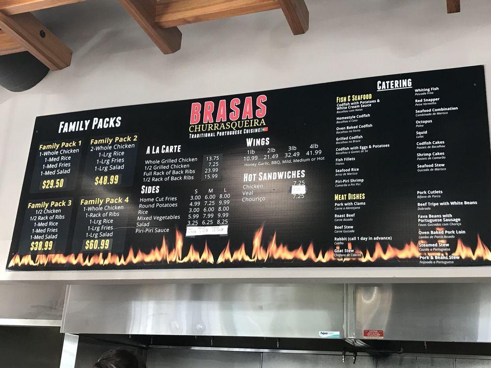 Carta del restaurante Brasas Churrasqueira Rotisserie & Grill, Mississauga