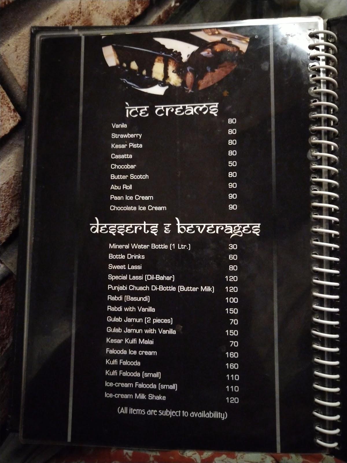 Menu at Shyam's Bombay Halwa House, Chennai, No. 6