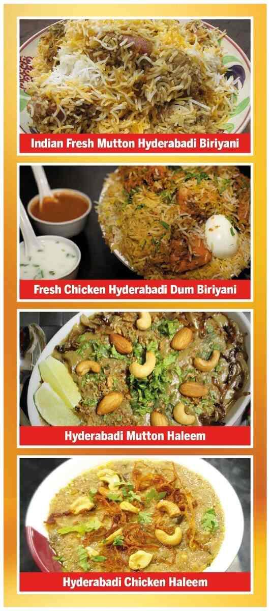 Menu at Arab Hyderabadi Restaurant, Ajman