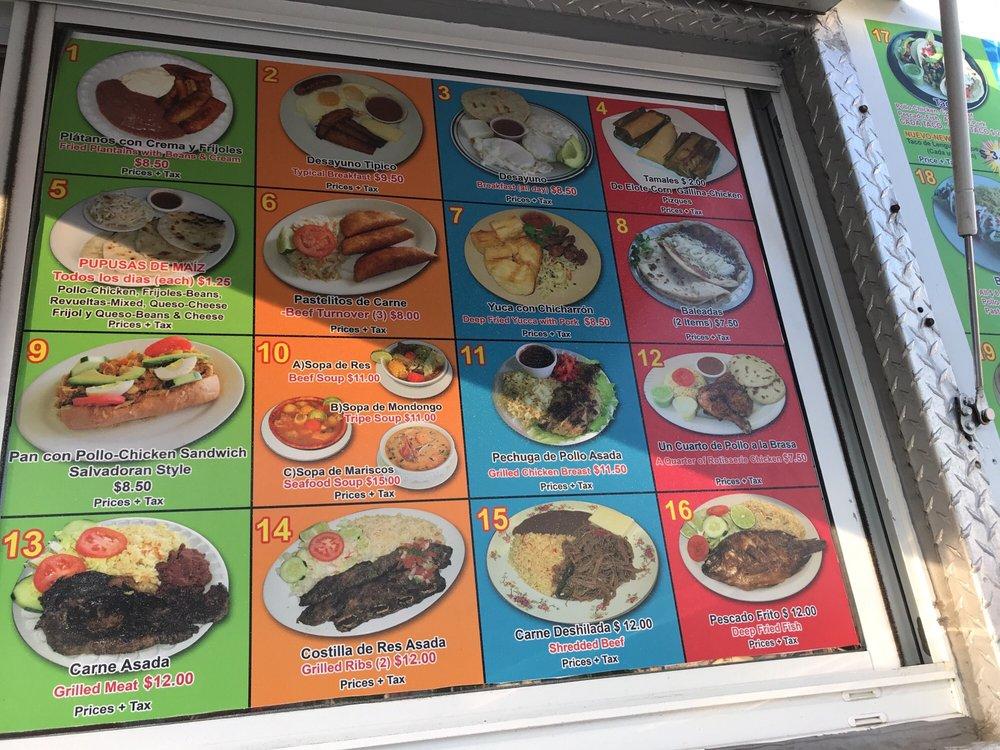 Menu at La Preferida restaurant, Takoma Park, New Hampshire Ave