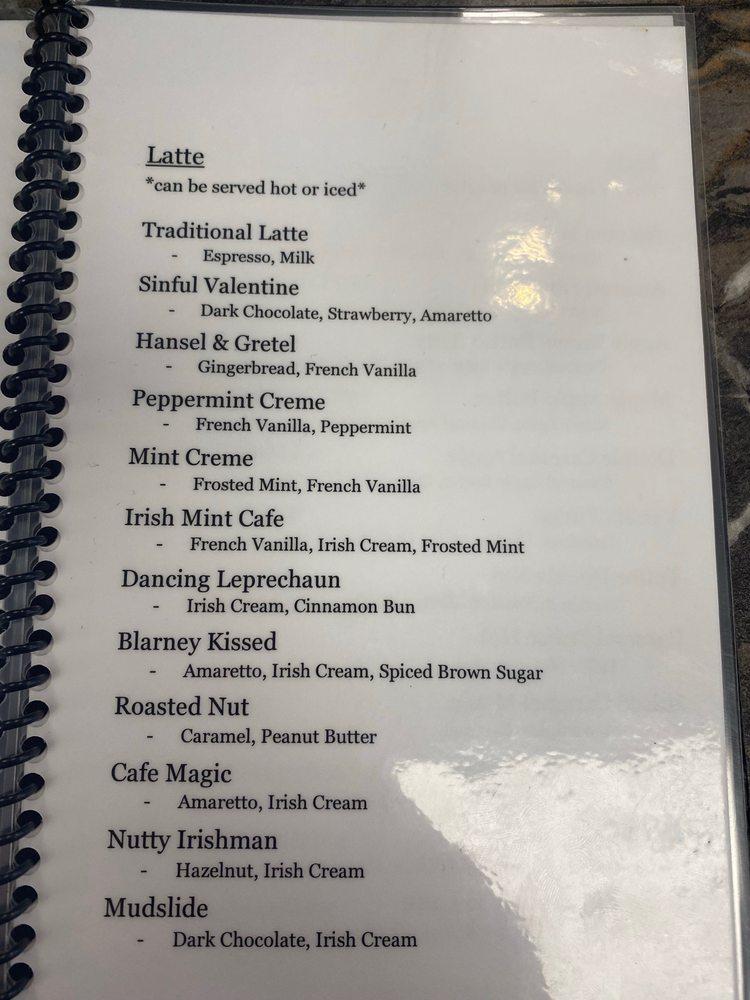 Menu at Perry County Café cafe, New Bloomfield
