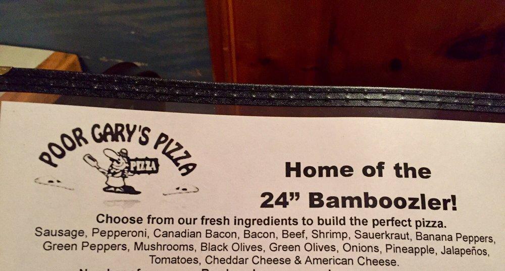 Poor Gary's Pizza At-Vermilion, 3191 Co Rd 77 in USA - Restaurant menu ...