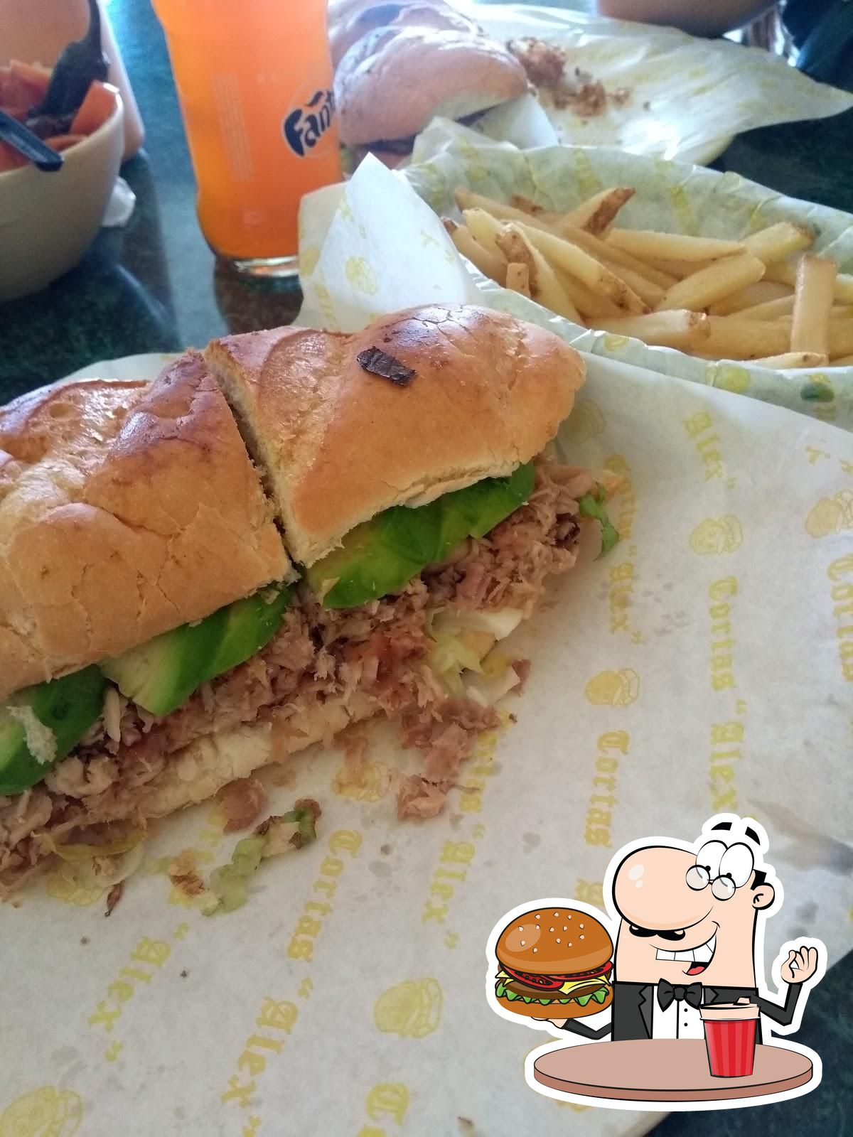 Restaurante Tortas Alex, San Nicolás de los Garza, Av. Republica ...
