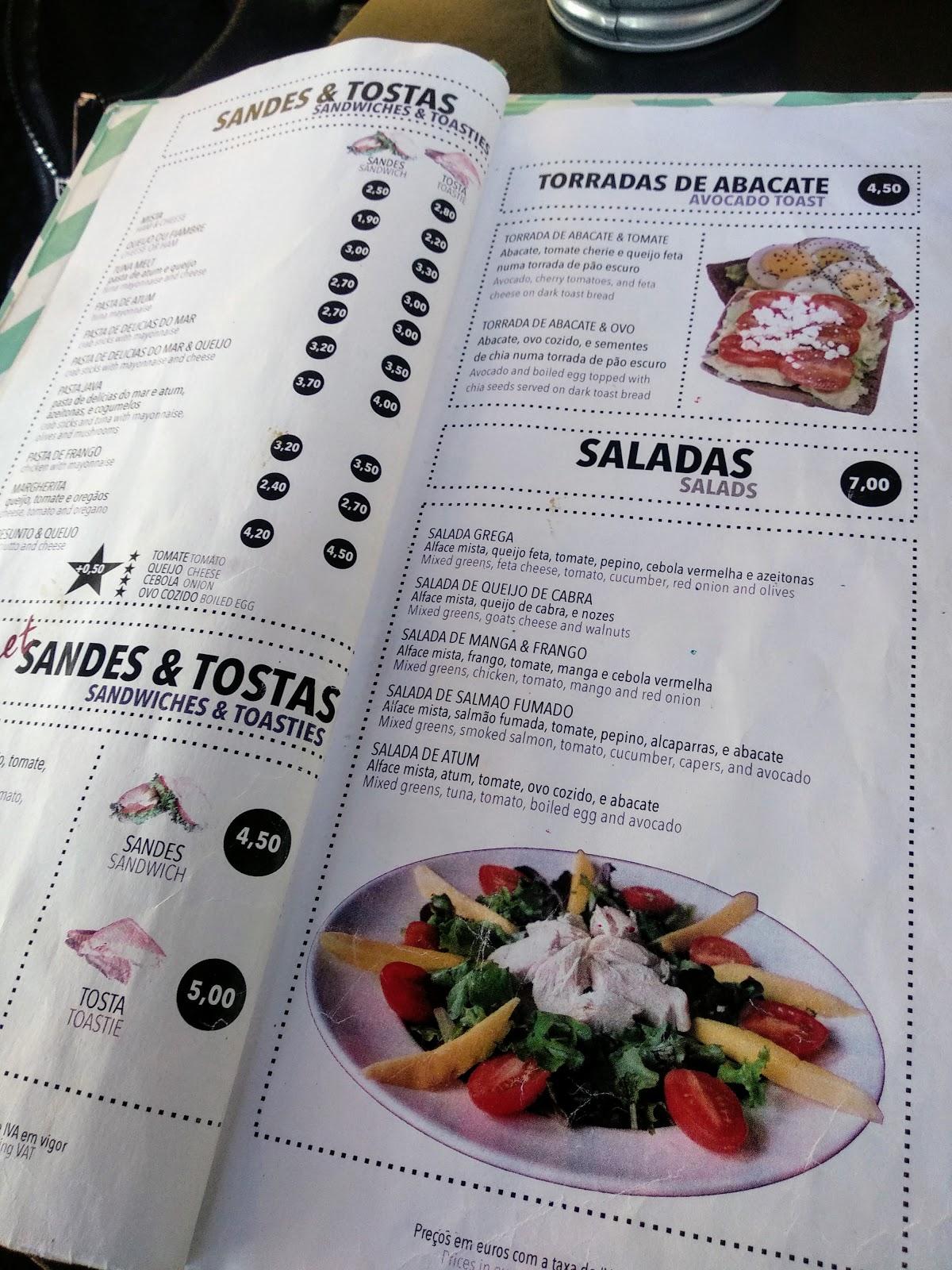 Menu at Puro Cake Lab cafe, Peniche, Praça Jacob Rodrigues Pereira 18