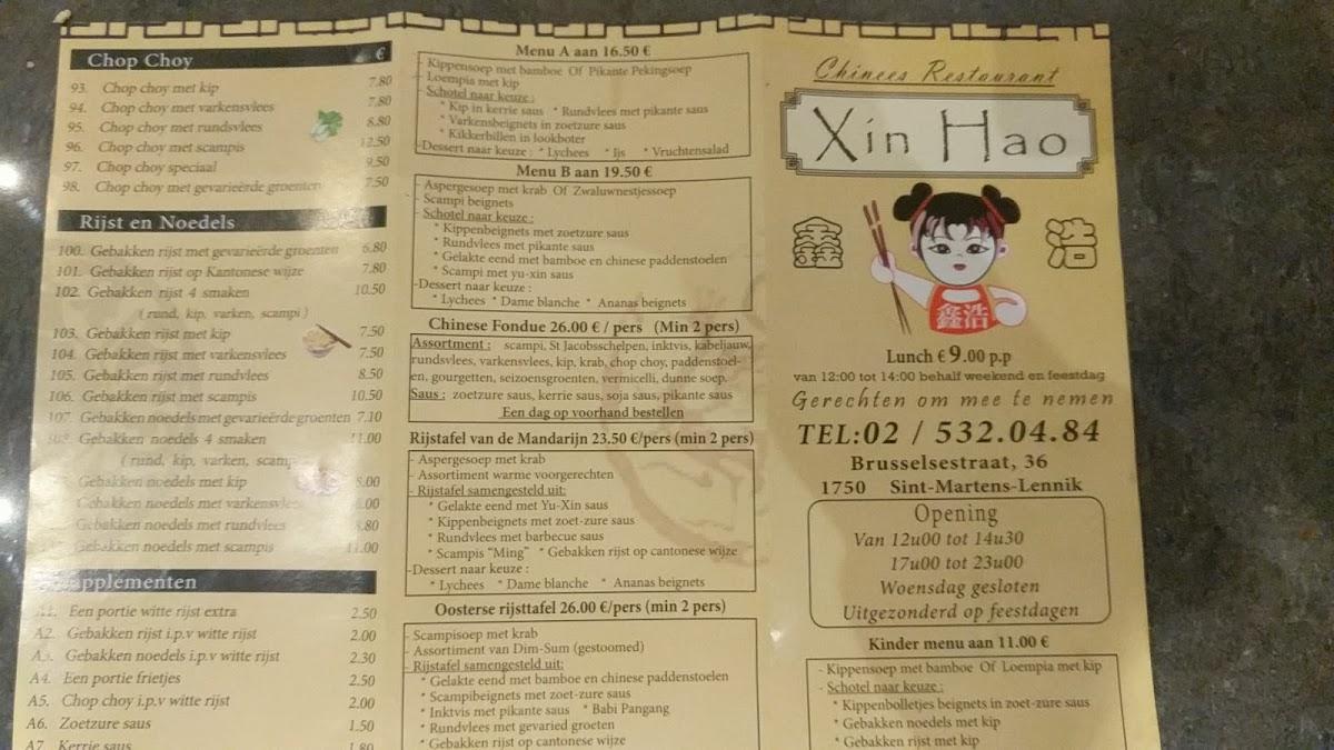 Menu au Xin Hao, Lennik