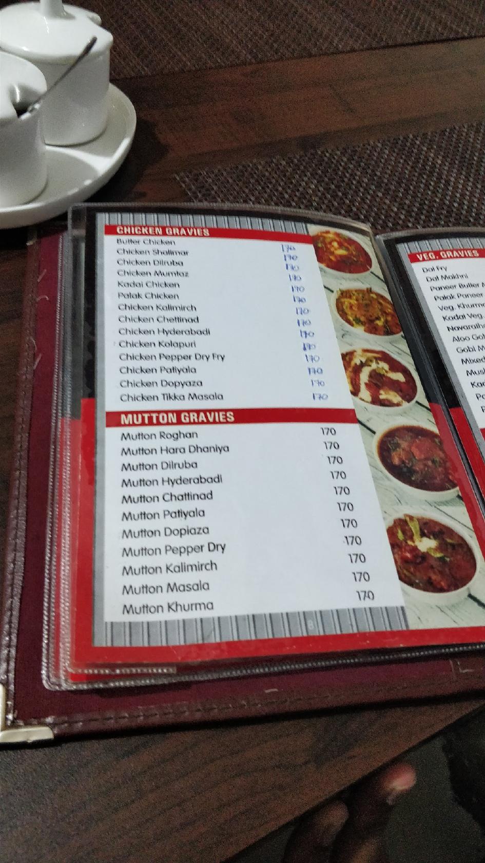 Menu at Al Hayat Restaurant, Bengaluru