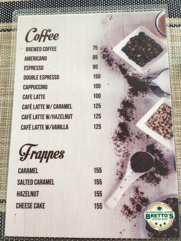 Menu at Bretto's Deli & Bistro - Clark Branch restaurant, Mabalacat ...