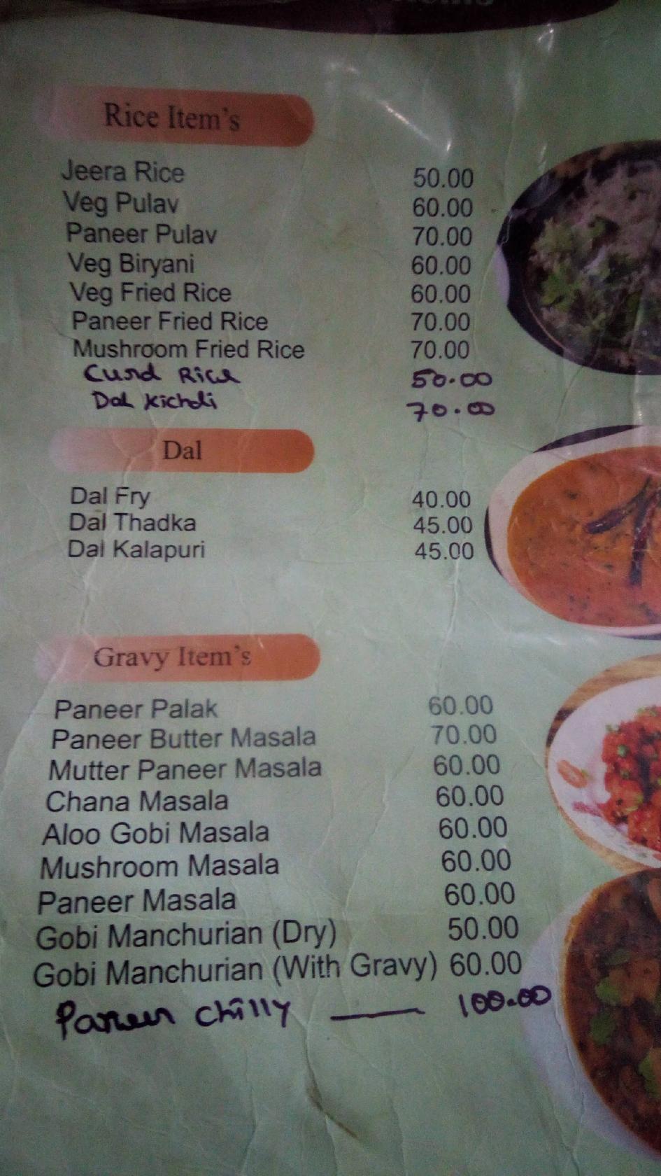 Menu at Leads Vasant Vihar, Vasco da Gama