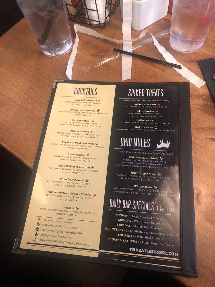 Menu at The Rail - Dublin pub & bar, Dublin