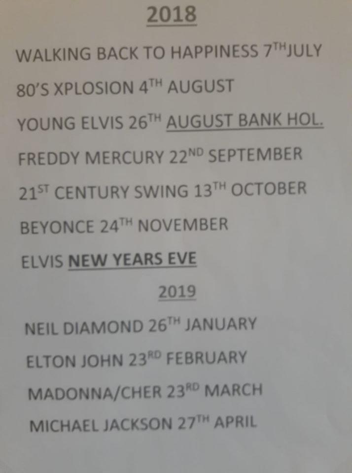 Menu at Walton Club, Wakefield