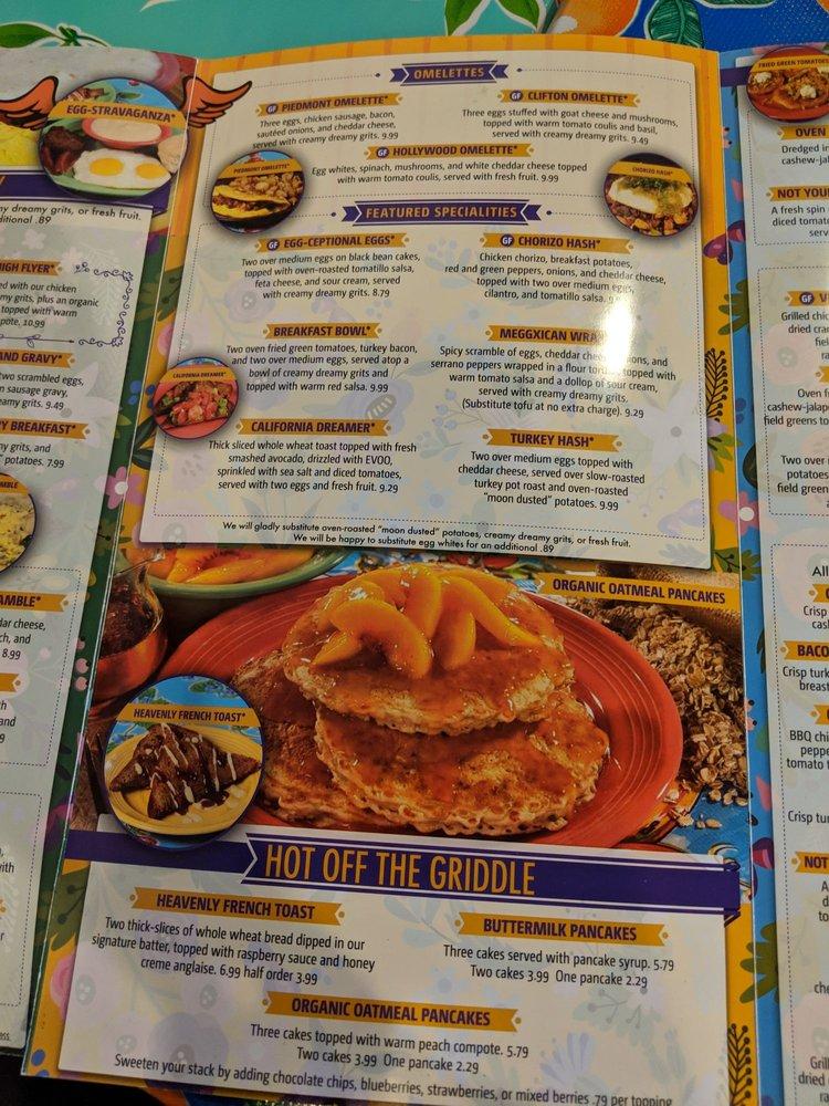 Menu at The Flying Biscuit Cafe, Peachtree City