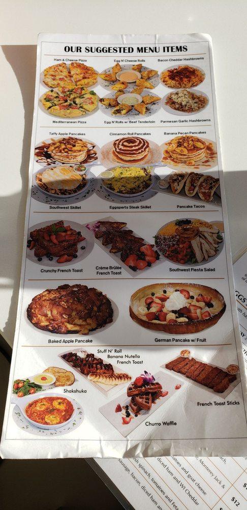 Menu at Eggsperts Breakfast & Lunch Cafe, Orland Park