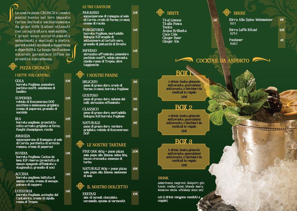 Menu at Small Batch pub & bar, Abano Terme