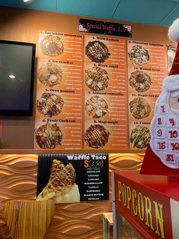 Menu at Waffle Magic desserts, West Babylon, 80 NY-109