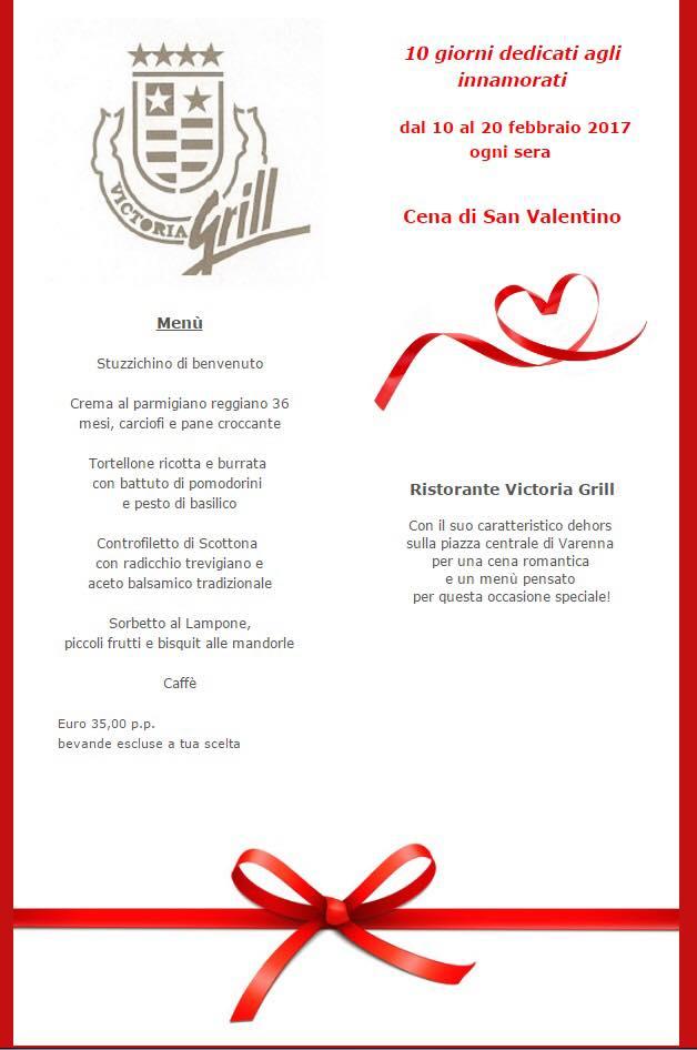 Menu da Victoria Grill pub & bar, Varenna