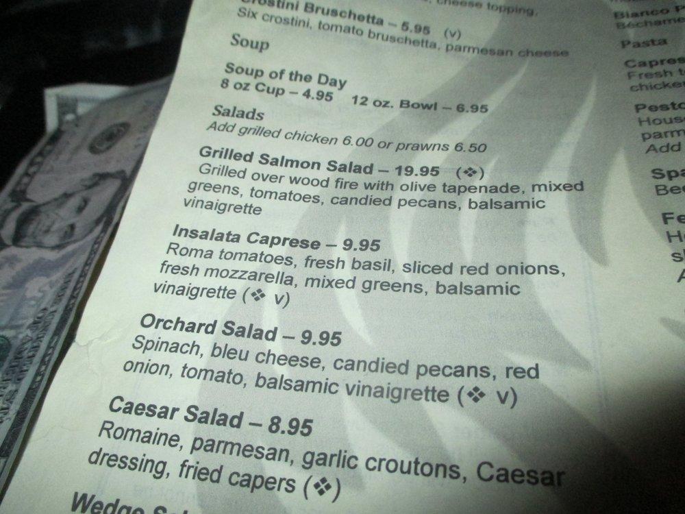 Menu at Monterey Cookhouse pub & bar, Monterey