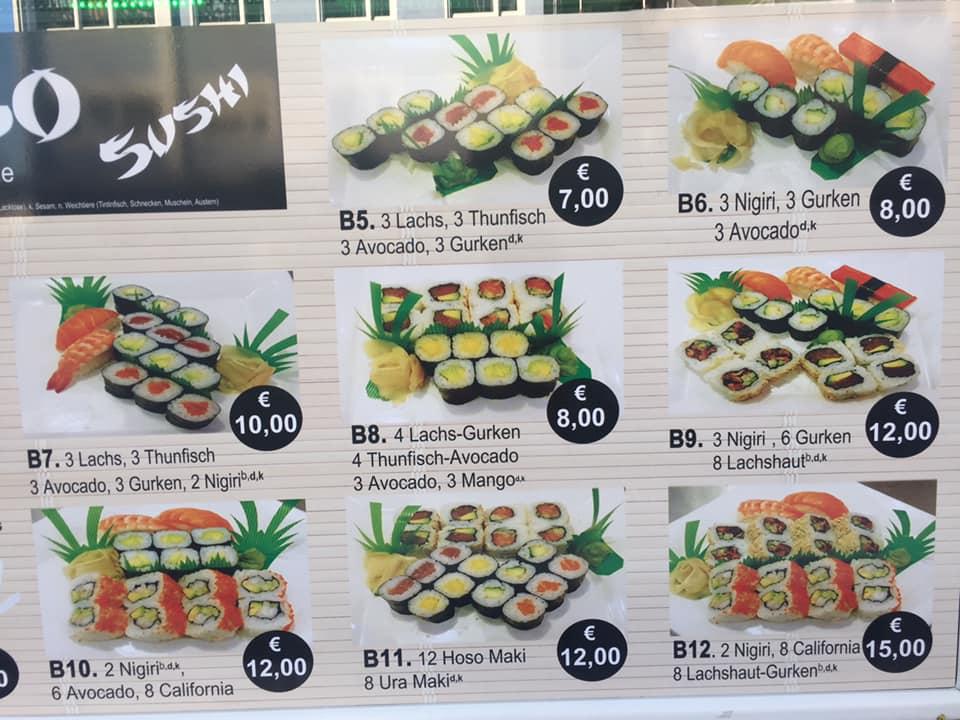 Speisekarte von Sudo Sushi - Viet Thai Küche restaurant, Nürnberg