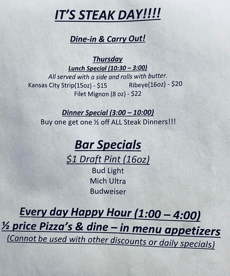 Menu at Castello's Restaurant & Catering LLC, Poplar Bluff