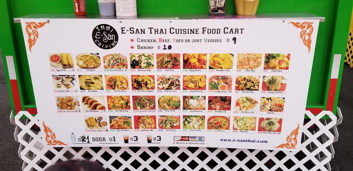Menu at BGs Food Cartel restaurant, Beaverton