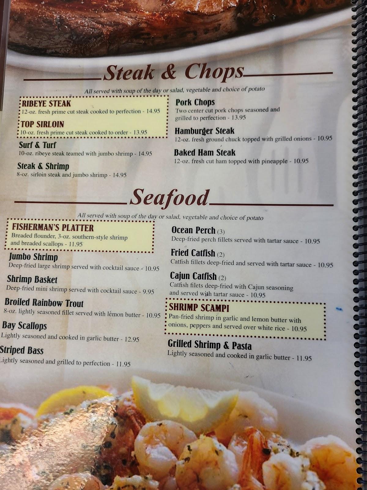 Menu at Crossroads Family Restaurant, Attica