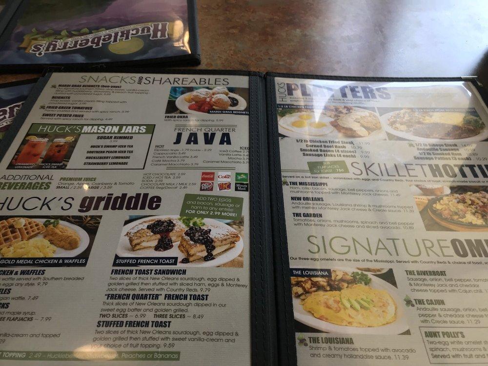 Menu at Huckleberry's Breakfast & Lunch restaurant, Sacramento, Arena ...