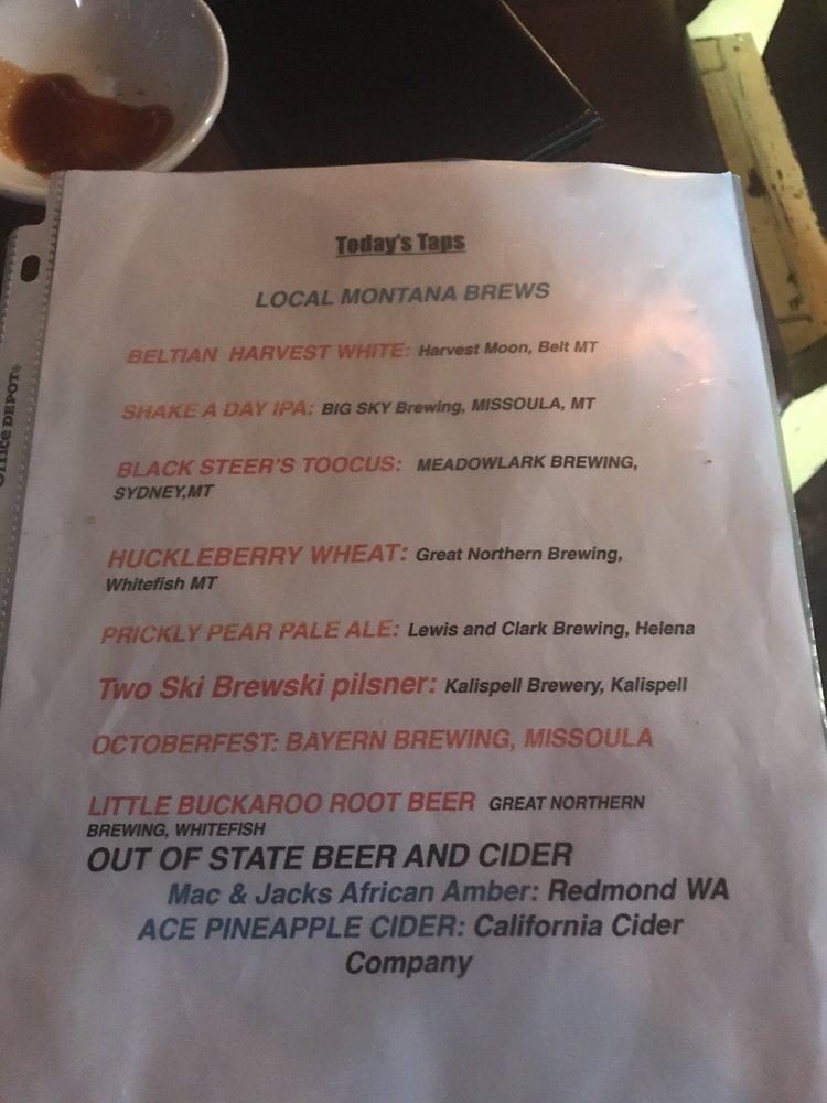 Menu at The Desoto Grill BBQ, Kalispell