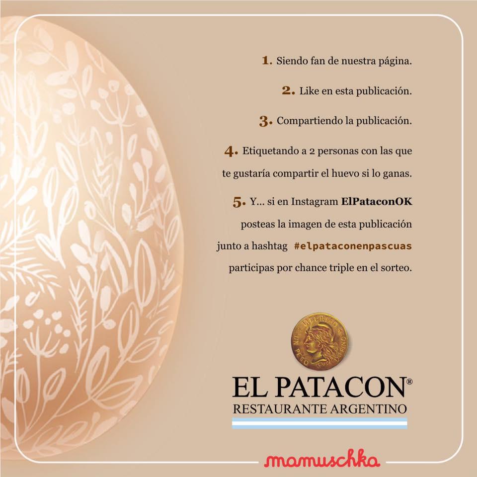 Carta del restaurante El Patacón, San Carlos del Bariloche, Av ...