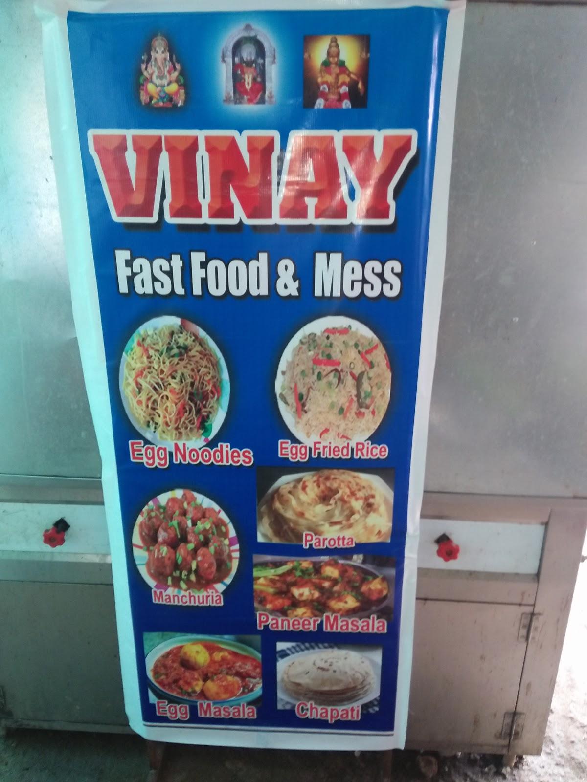 Menu at Vinay hotel fast food & mess curry point, Siddipet
