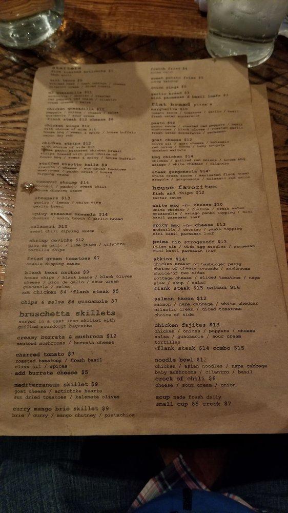 Menu at M3 pizzeria, Reno
